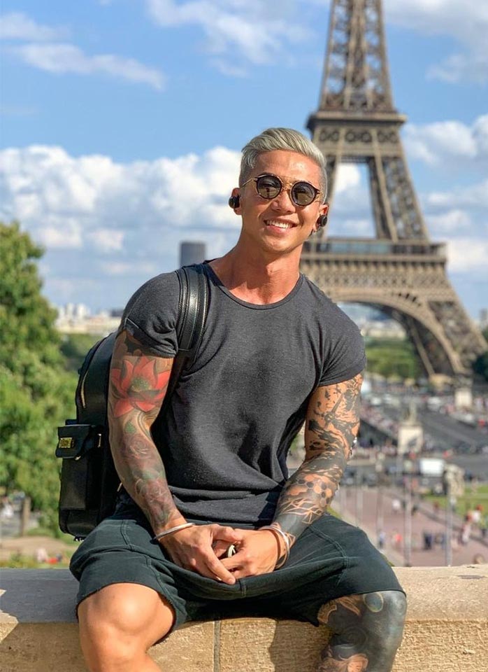 Dylan hoang nguyen เทรนเนอร์หนุ่มหล่อ หุ่นล่ำ ชาวเวียดนาม อวดรอยสักทั่ว ...